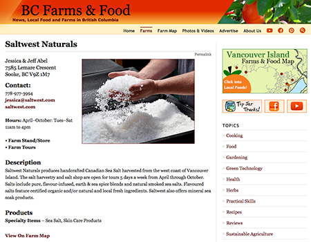 List Your Farm or Local Food Business - BC Farms & Food